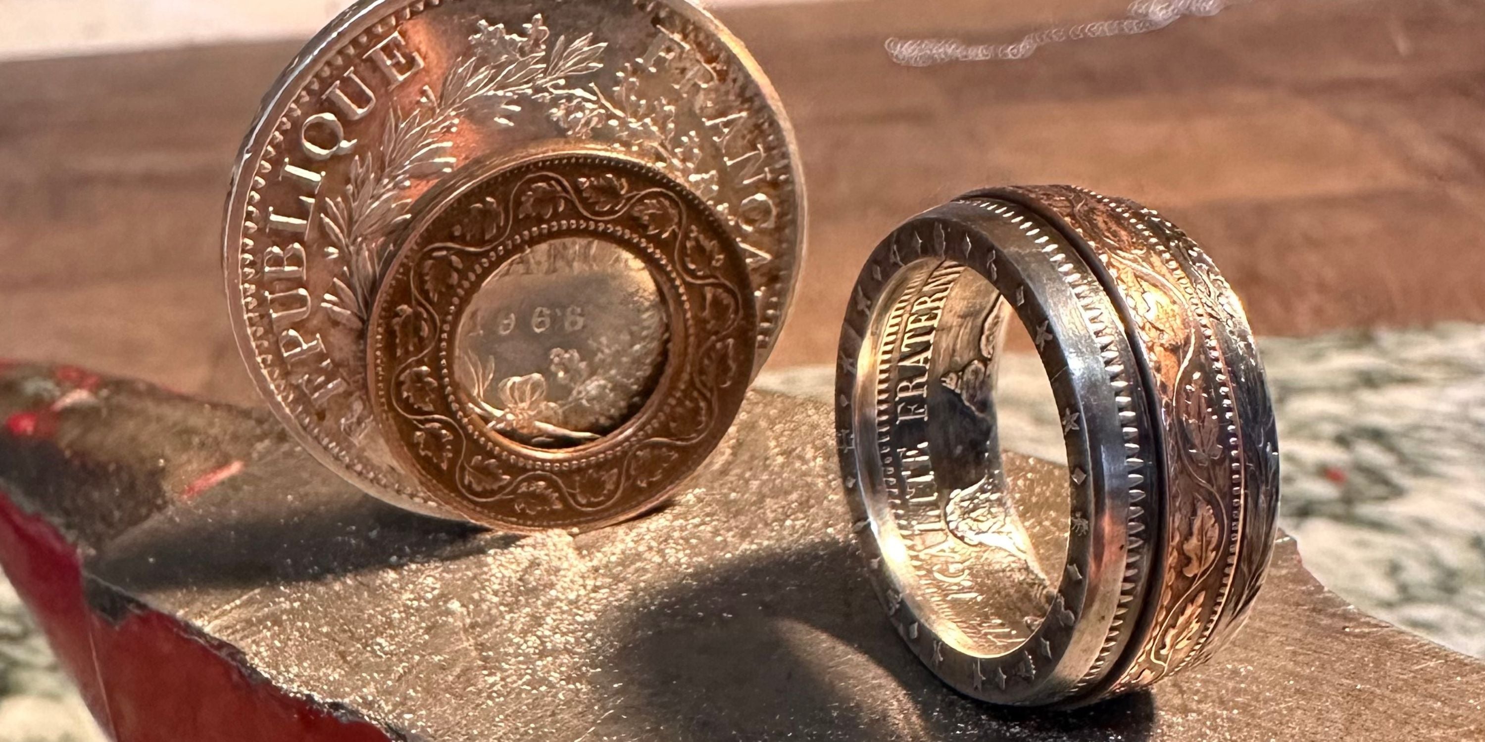 Double bague "Hercule" - 🇫🇷 – Moneta Creations